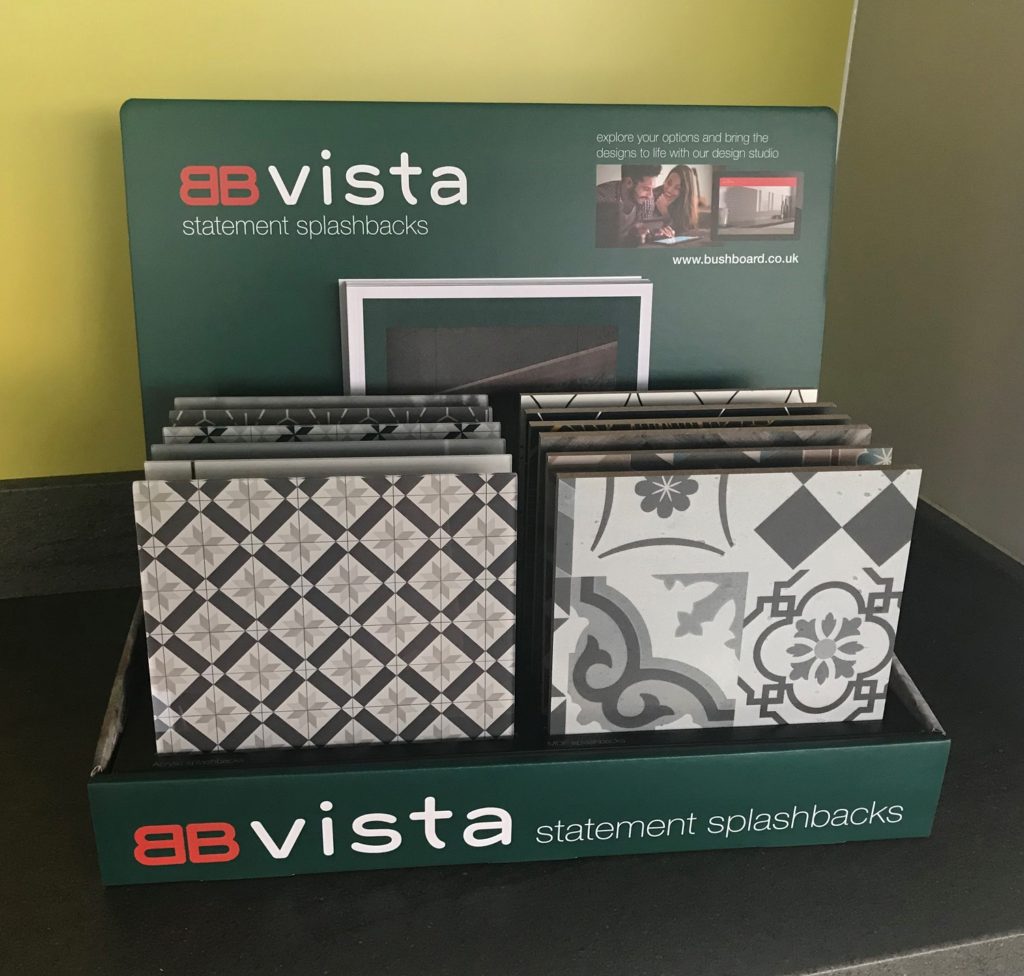 Vista display stand from Bushboard - Kitchens Review